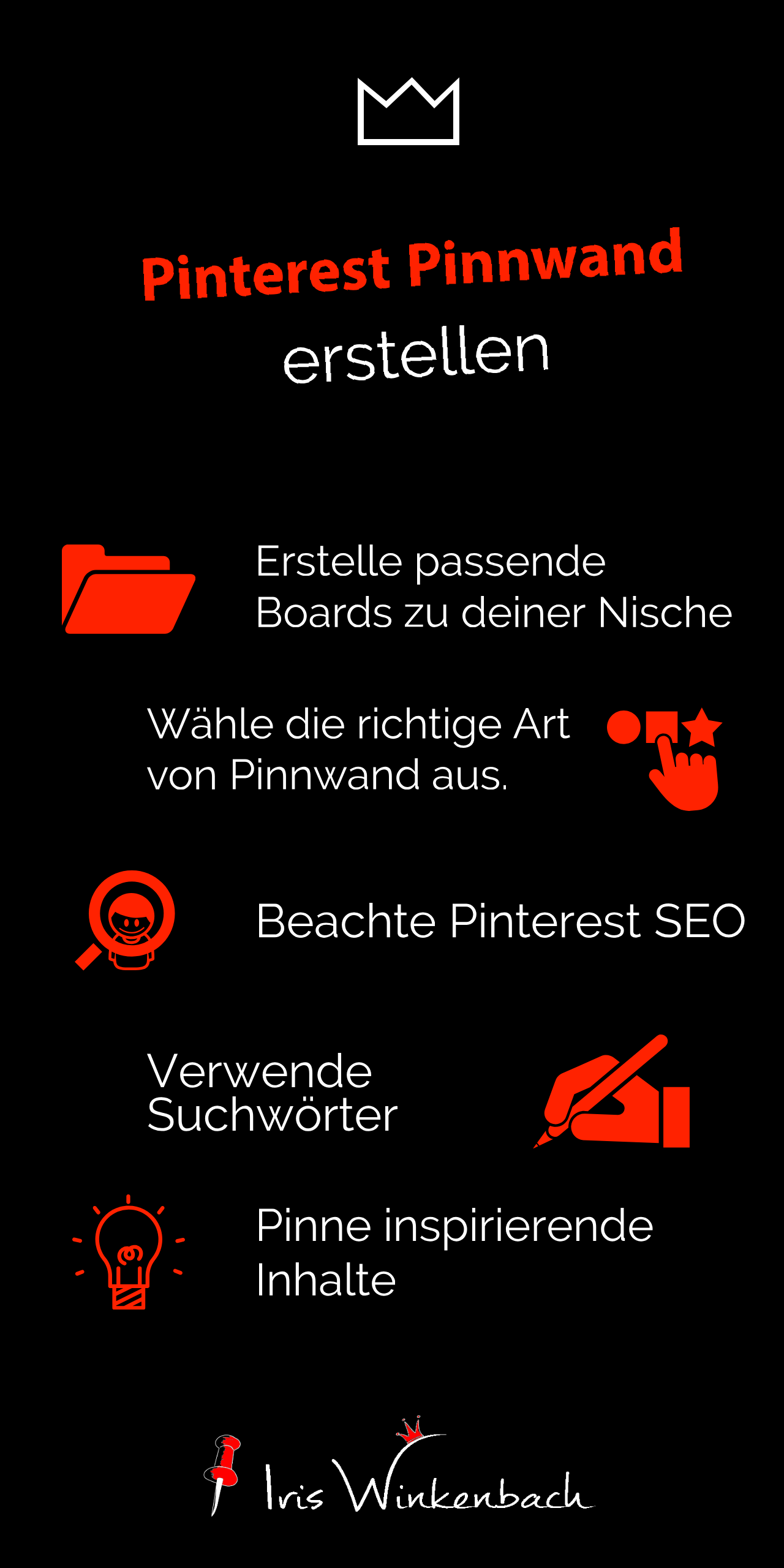Pinterest Pinnwand erstellen - Iris Winkenbach Pinterest Expertin
